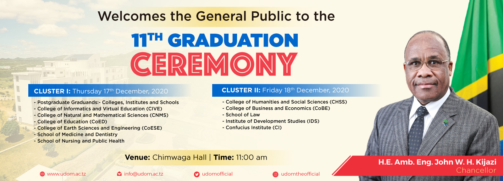 University of Dodoma UDOM Graduation List 2022 - TZScholars : TZScholars